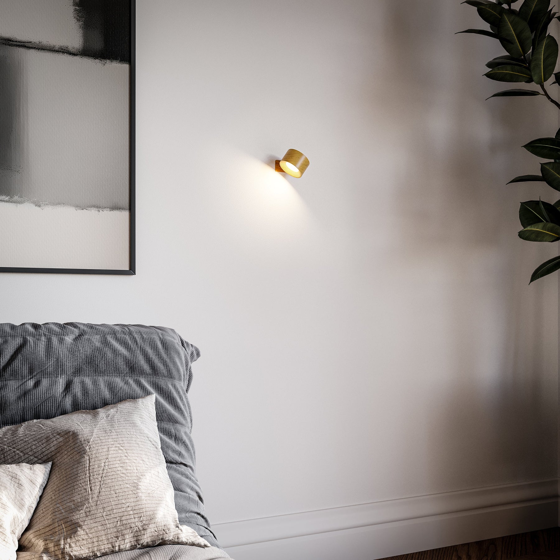 Trådløs væglampe i skandinavisk design | Nordic Lights
